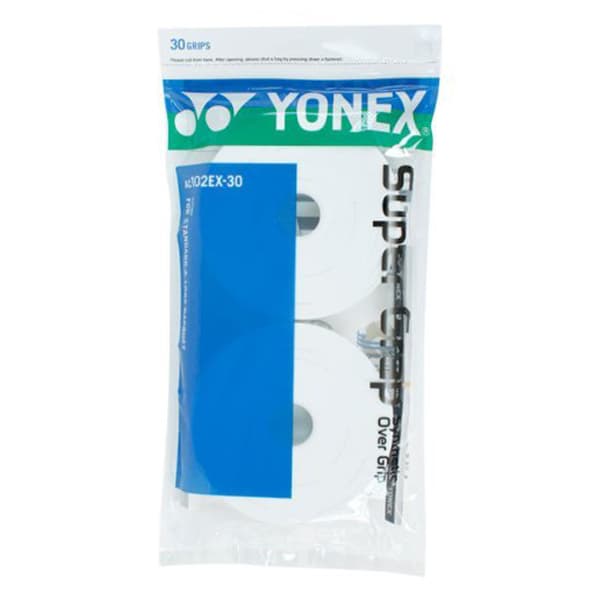 Yonex Super Grap White 30 Pack - The Tennis Shop
